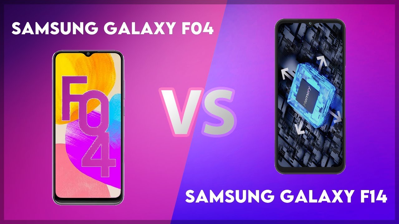 Samsung Galaxy F04 vs Samsung Galaxy F14 Technical Comparison - YouTube