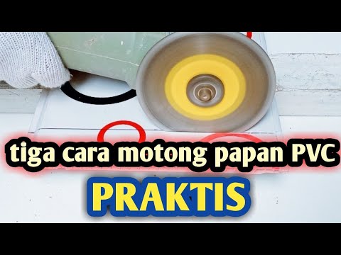 3 CARA MEMOTONG PAPAN PVC plafon - YouTube