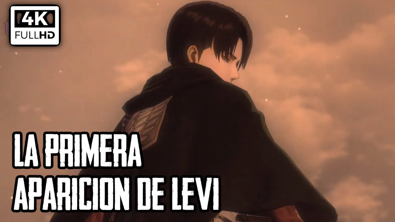 La primera aparicion de Levi en Attack on Titan 2 - YouTube