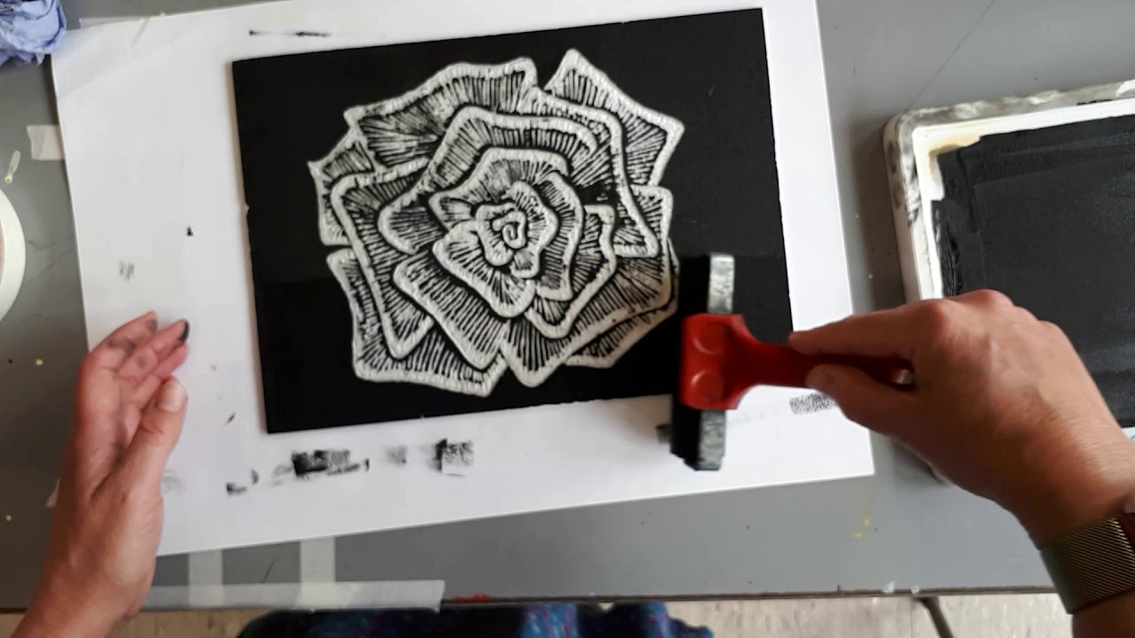 Rose Print Project Part 3 - Print - YouTube