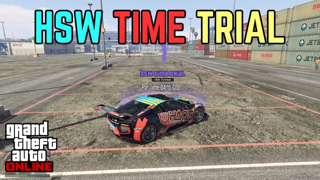 GTA 5 Online HSW TIME TRIAL this week | HSW time trial TERMINAL - YouTube