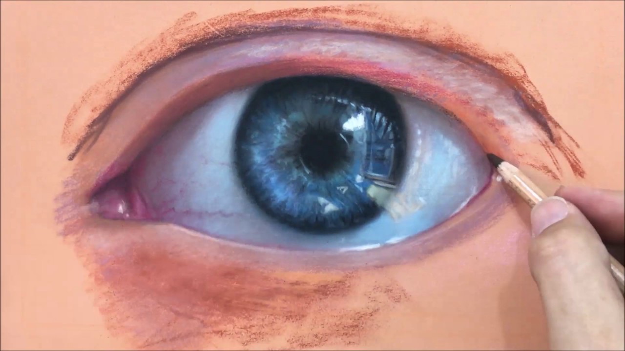 How to Draw a Realistic Eye speed painting (photorealistic) - Millani ...
