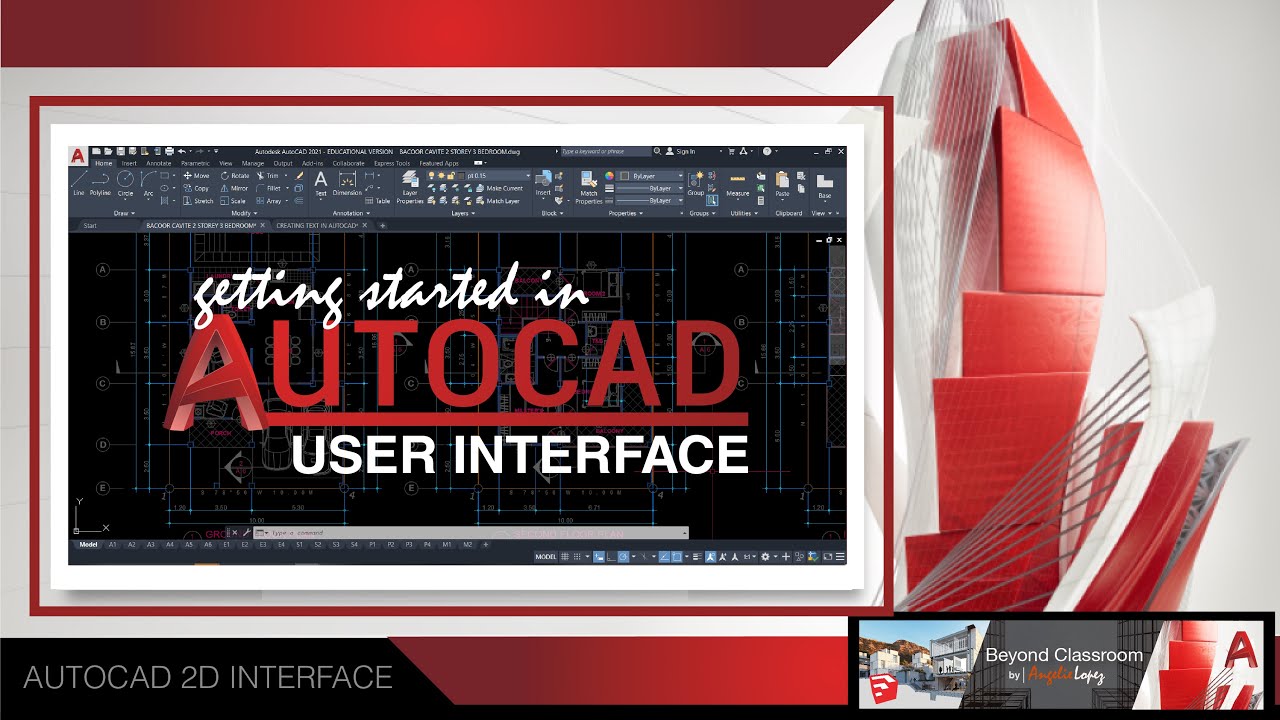 AutoCAD 2021 Interface - YouTube