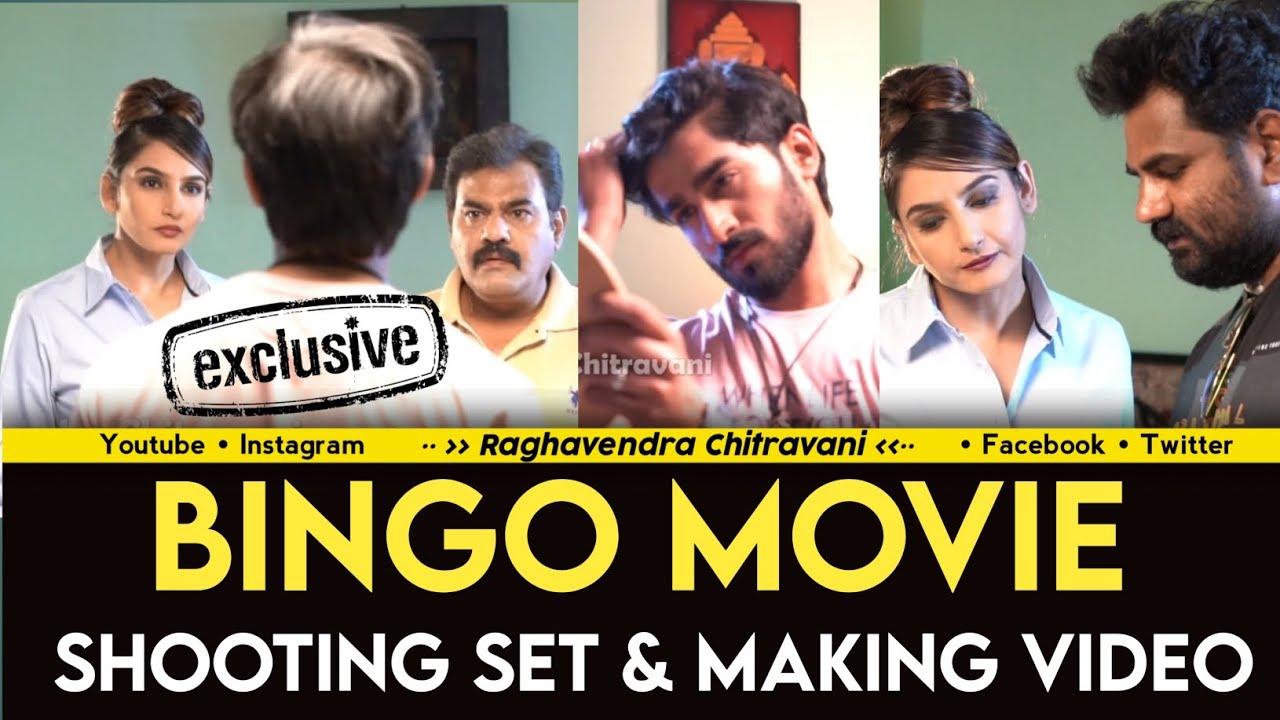 BINGO MOVIE Shooting Set | Making Video | Raginidwivedi | Shankar ...
