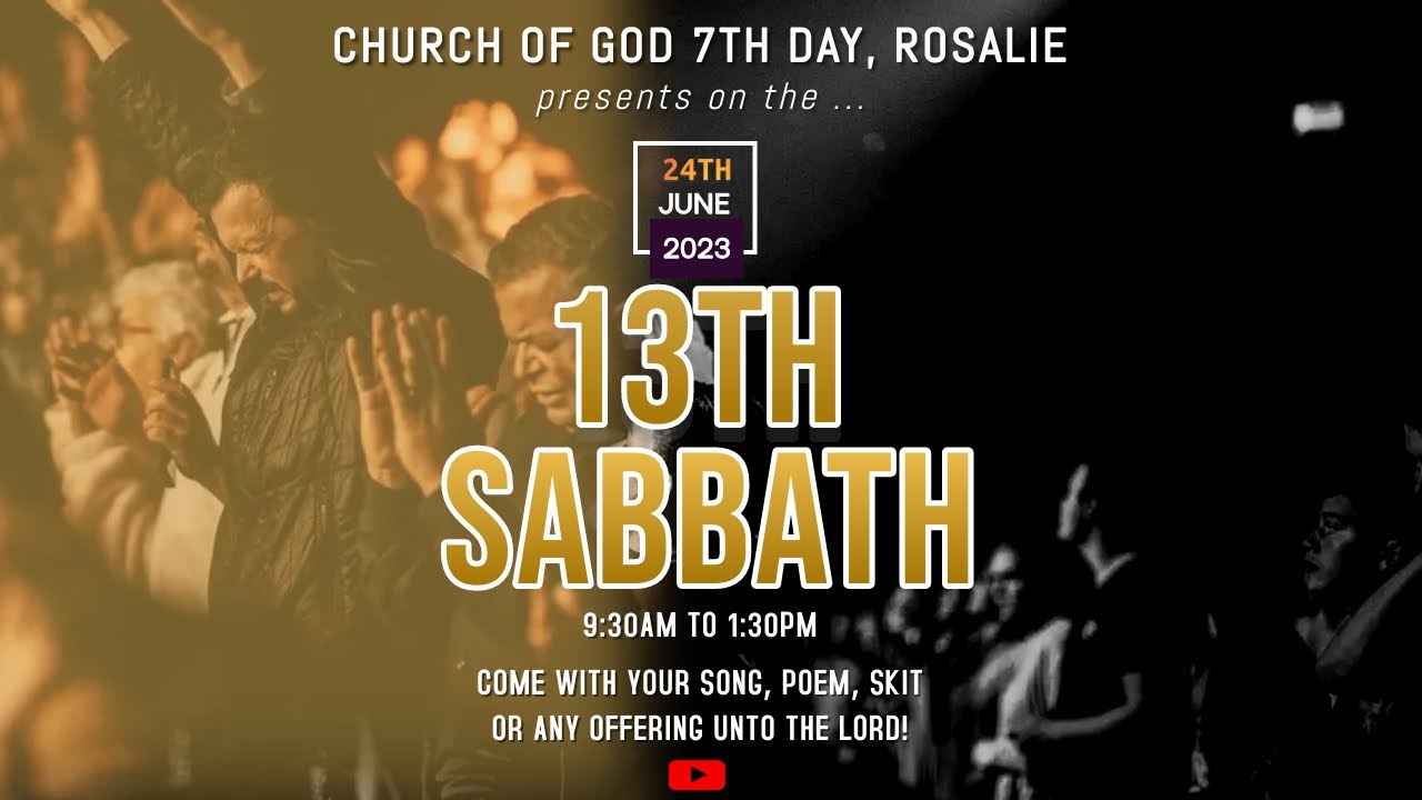 Church of God 7th Day (Jamaica) | 13TH Sabbath - YouTube