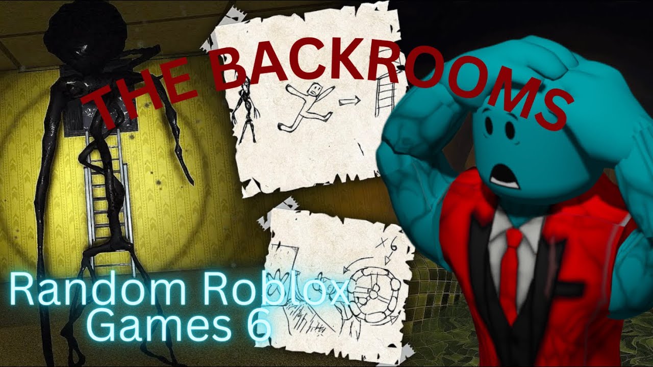 I survived the back rooms - (Random Roblox games episode 6) - YouTube