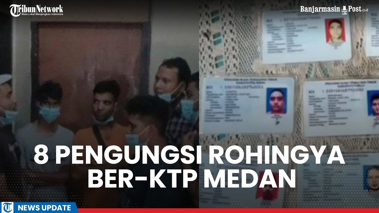 8 Pengungsi Rohingya Ber-KTP Medan, Ngaku Bayar 300 Ribu untuk Sogok ...