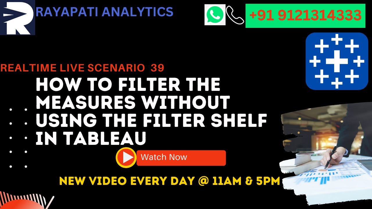 How to filter the measures without using the Filter Shelf (calculated ...