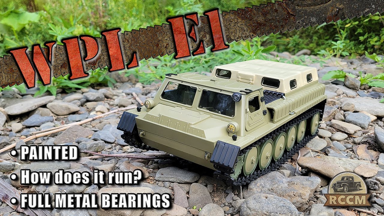 WPL E1 Tracked Vehicle - YouTube