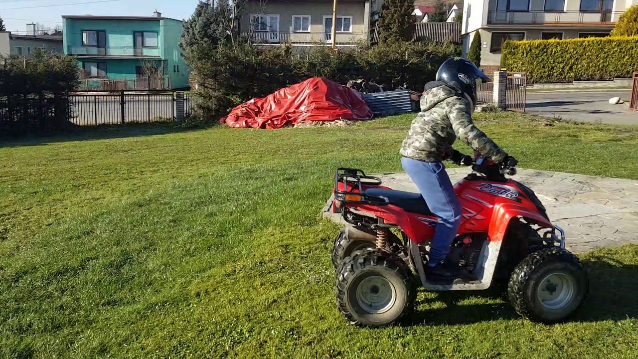 Fun at atv dinli 150 cc - YouTube