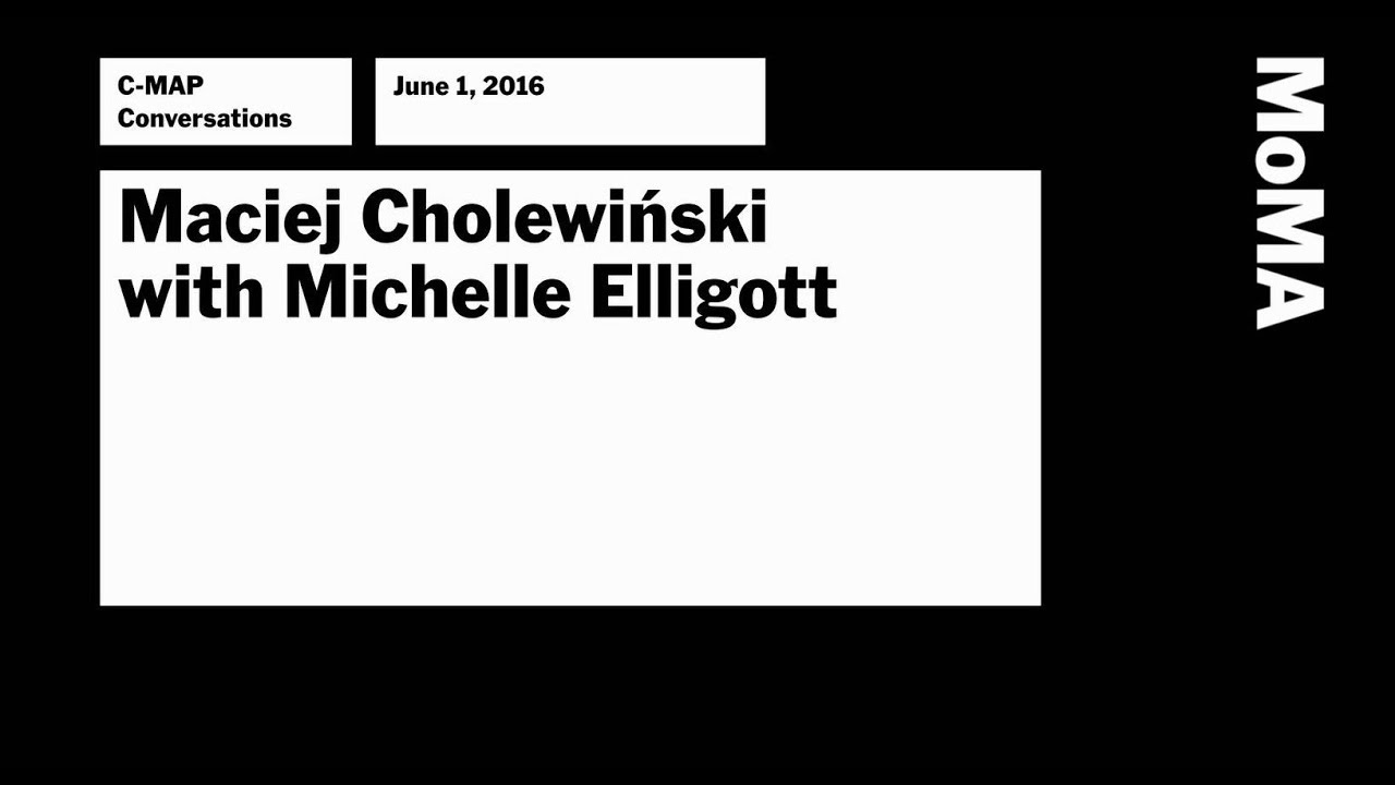 Maciej Cholewiński in Conversation with Michelle Elligott - YouTube