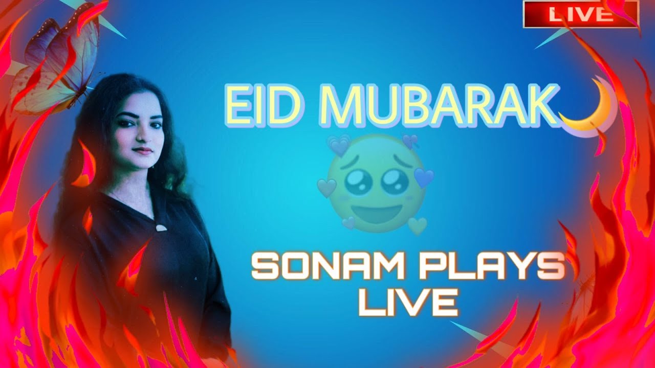 BGMI live Eid Mubarak 🌙💥 Full BOOM BAAM #comment #sonamplays #girlgamer#live - YouTube