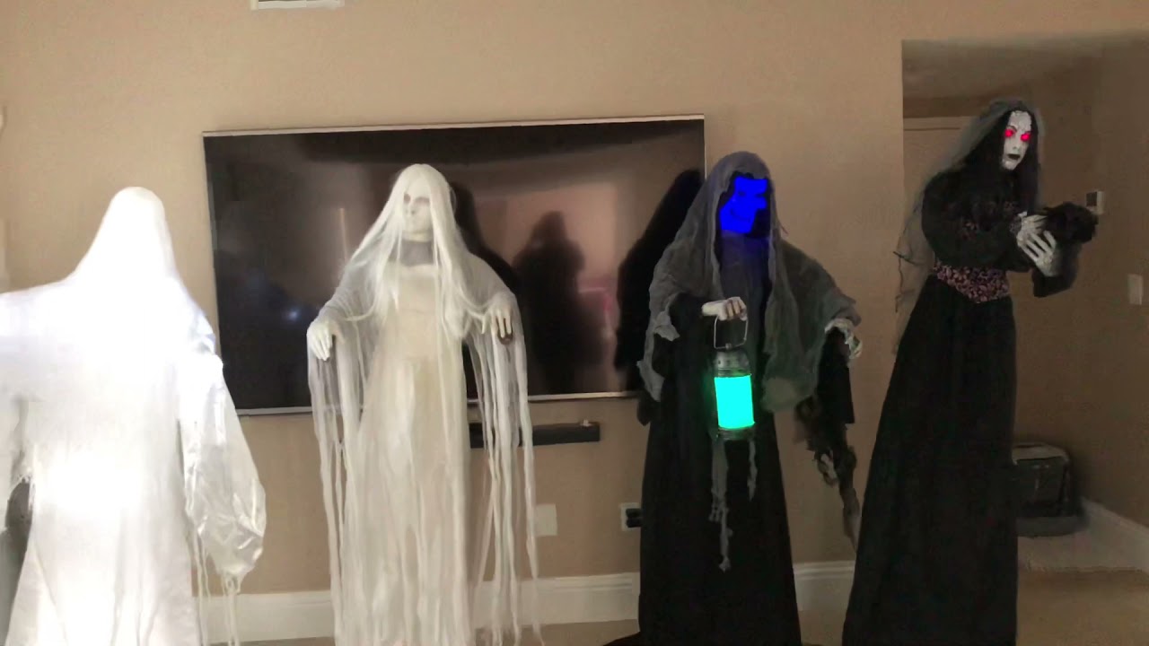 All 4 versions of Tekky Designs “Floating Ghosts” LifeSize’s Halloween ...