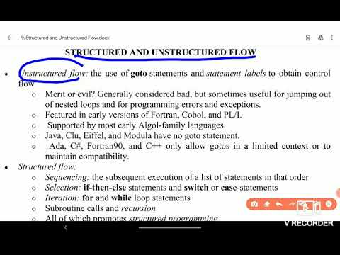 7. Structured and unstructured flow - YouTube