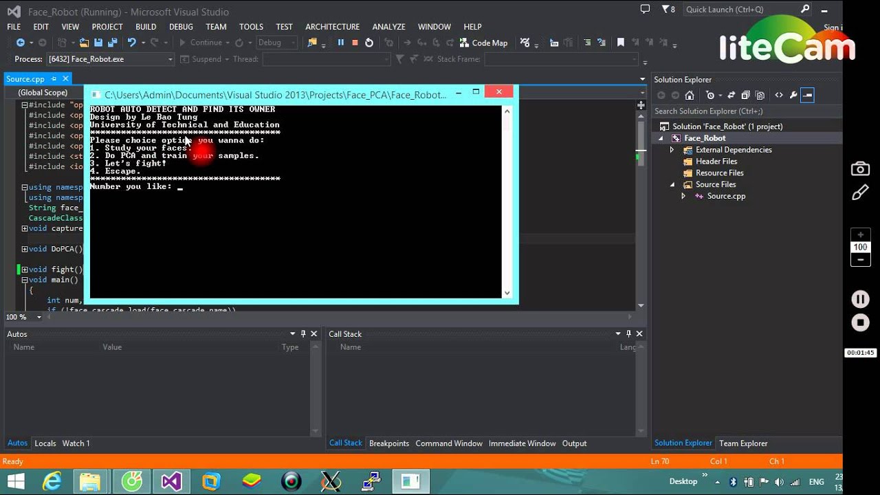 Detected and Recognize Face use PCA - OpenCv - YouTube