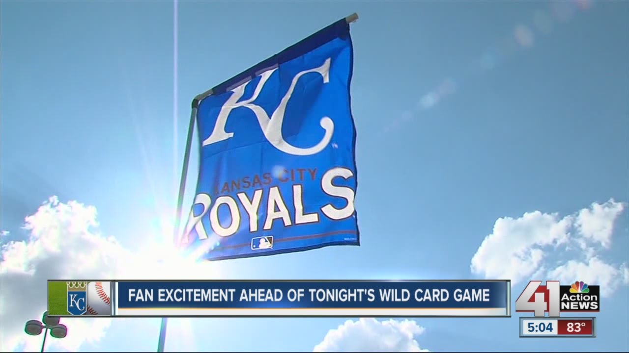 Royals fans celebrating Wild Card game - YouTube