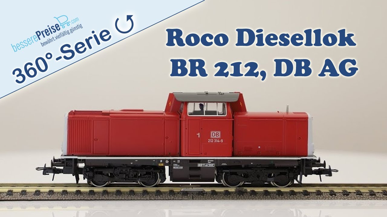 #Roco #Diesellokomotive #Baureihe 212 #SpurH0 52524, 52525, 58525 #DB ...