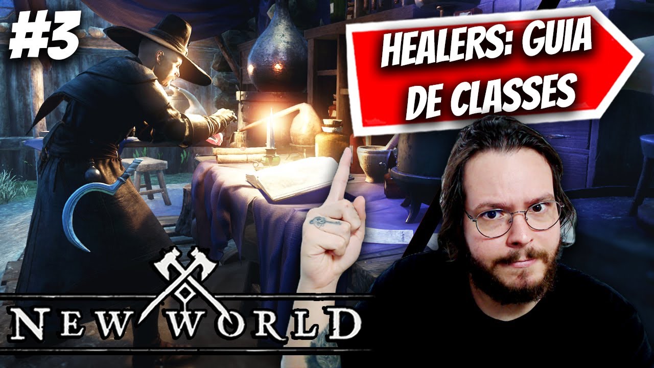 NEW WORLD - HEALER: TODAS AS COMBINAÇÕES DE CLASSES COM A LIFE STAFF l ...