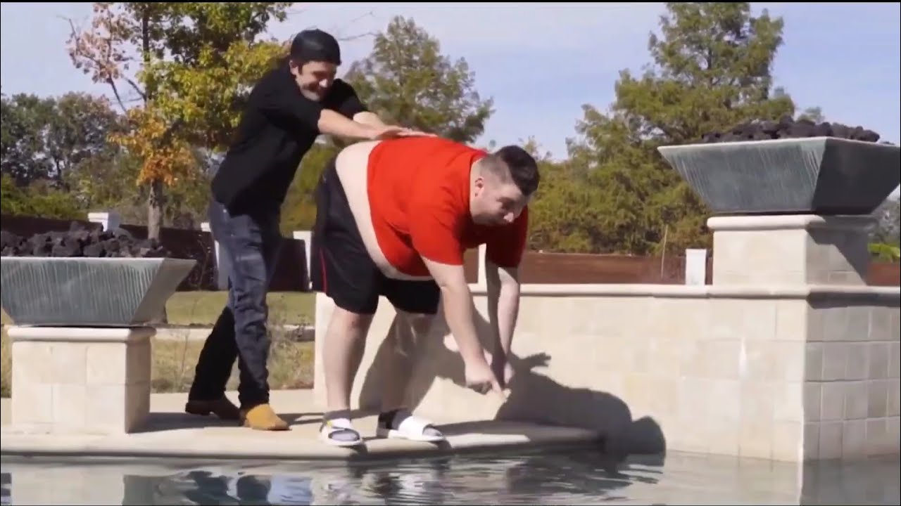 Nikocado avocado gets pushed in water (edited) - YouTube