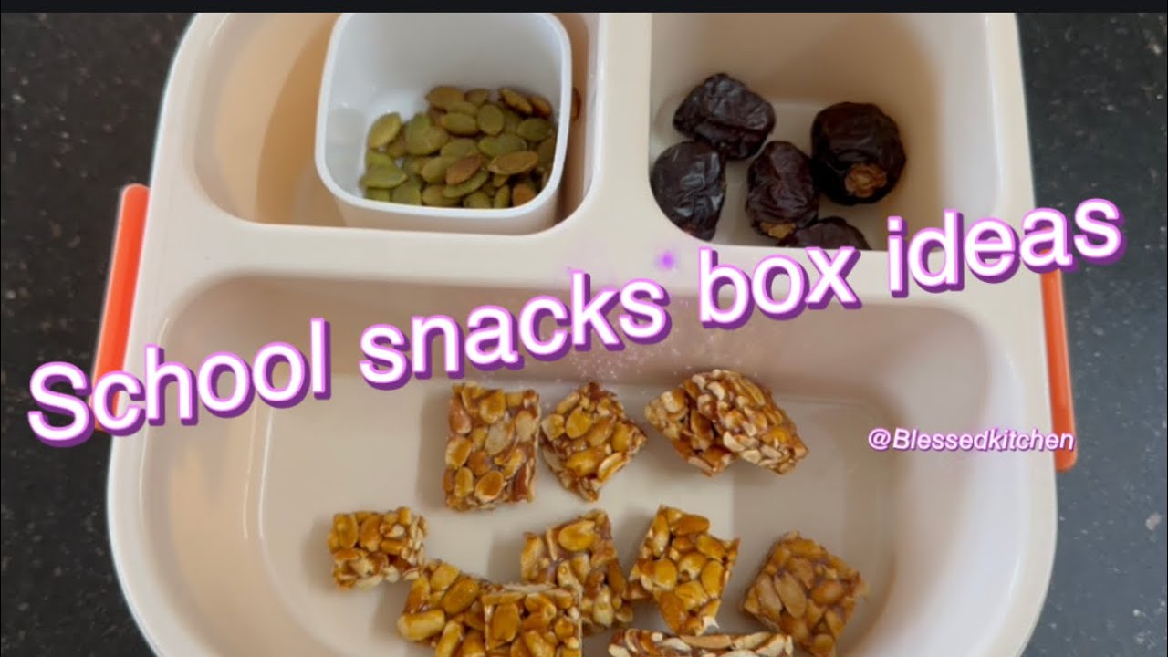 Kids snack box ideas/school snacks box/healthy snacks @Blessedkitchen ...