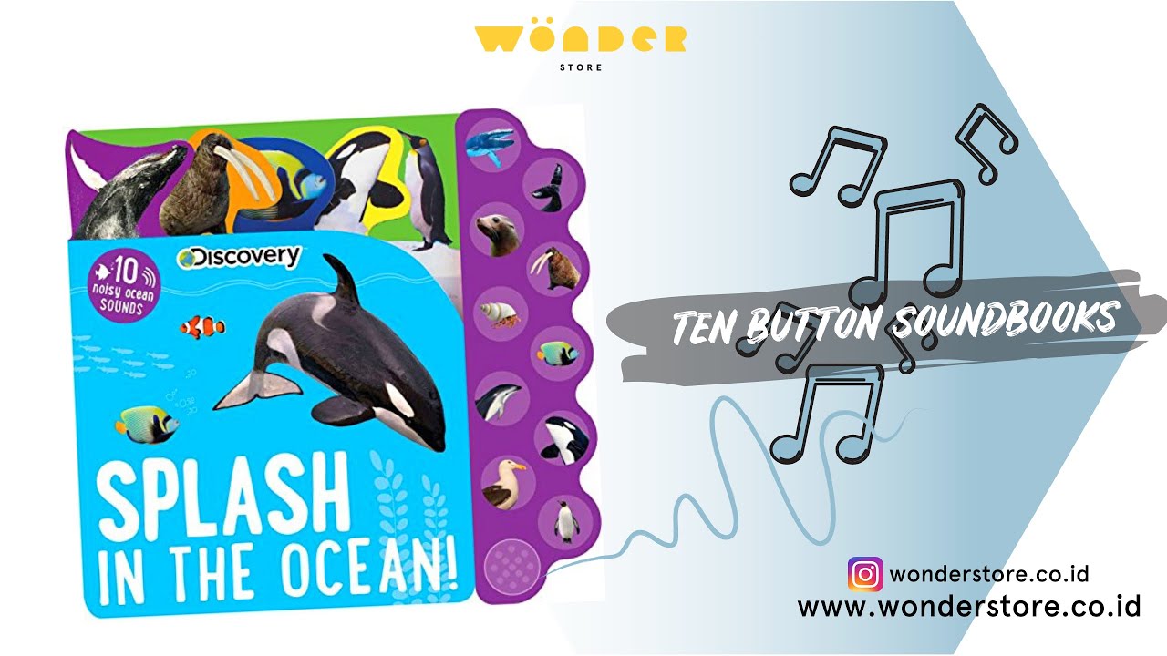 10 Button Sound Books: Discovery Splash In The Ocean! - YouTube