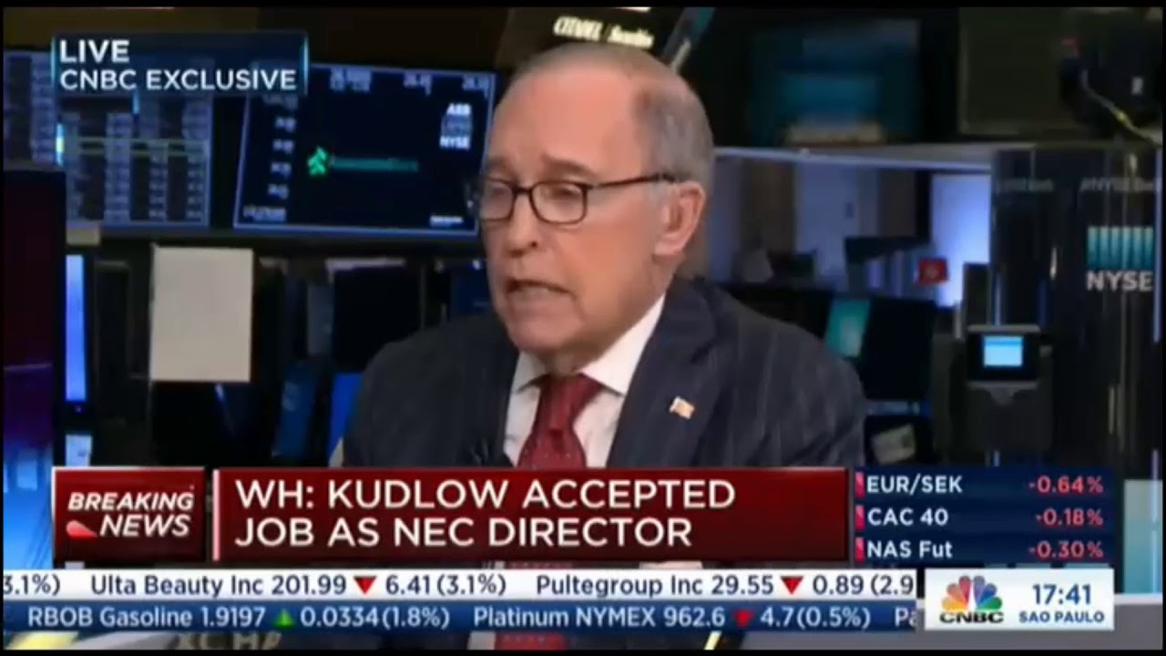 Larry Kudlow Open Mic (Strong Dollar) CNBC 2018-MAR-14 - YouTube