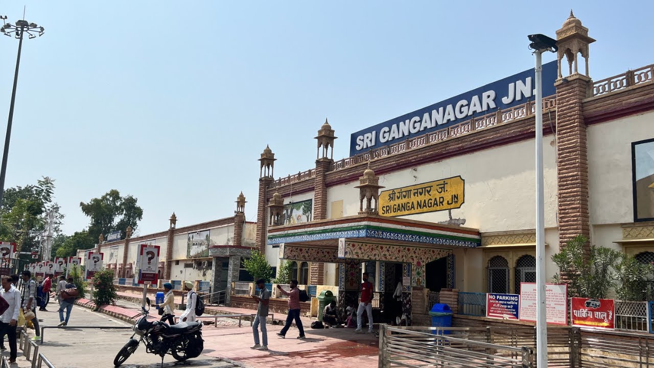 Sri (Shri) Ganganagar Junction Railway Station (SGNR) in Rajasthan ...