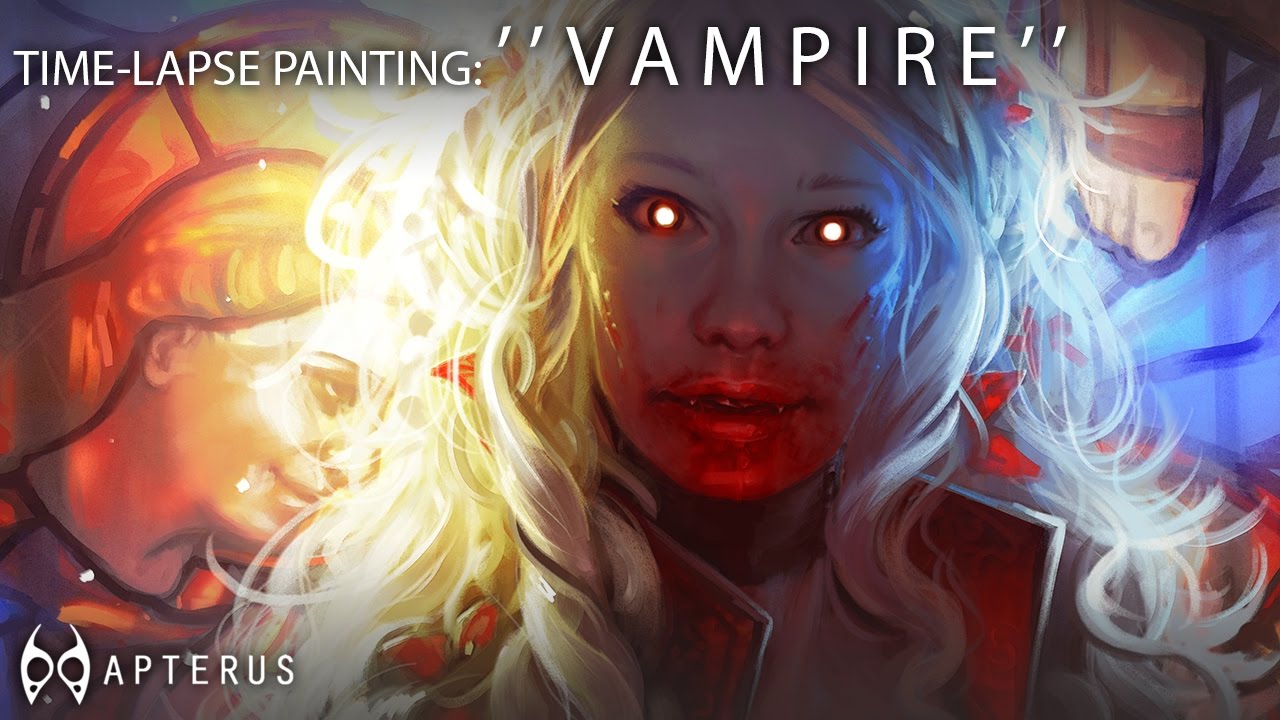 Speed painting: ''Vampire'' - YouTube