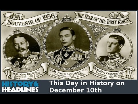 This Day in History on December 10th - YouTube