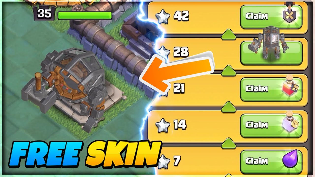 FREE ARMORED MACHINE SKIN CLASH OF CLANS - YouTube