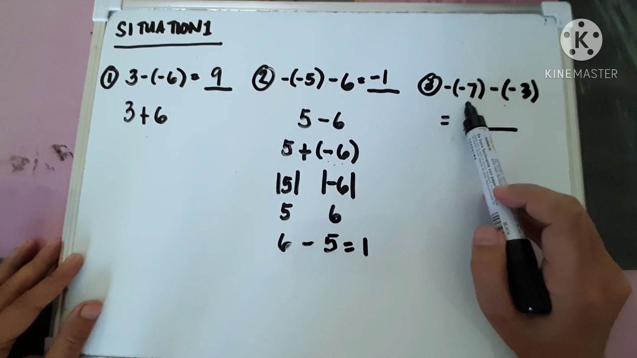 Operations on Integers|Subtraction of Integers (in Bisaya) - YouTube