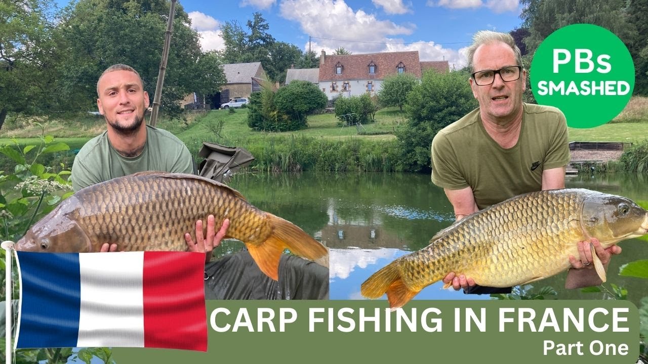 French Carp Fishing - PB Hunting at La Bletiere fishing lake with the W ...
