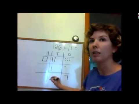 Murray Math Time Adding Numbers with HTO Chart - YouTube