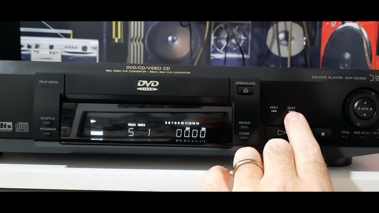 Dvd cd-player sony dvp-s530d - YouTube