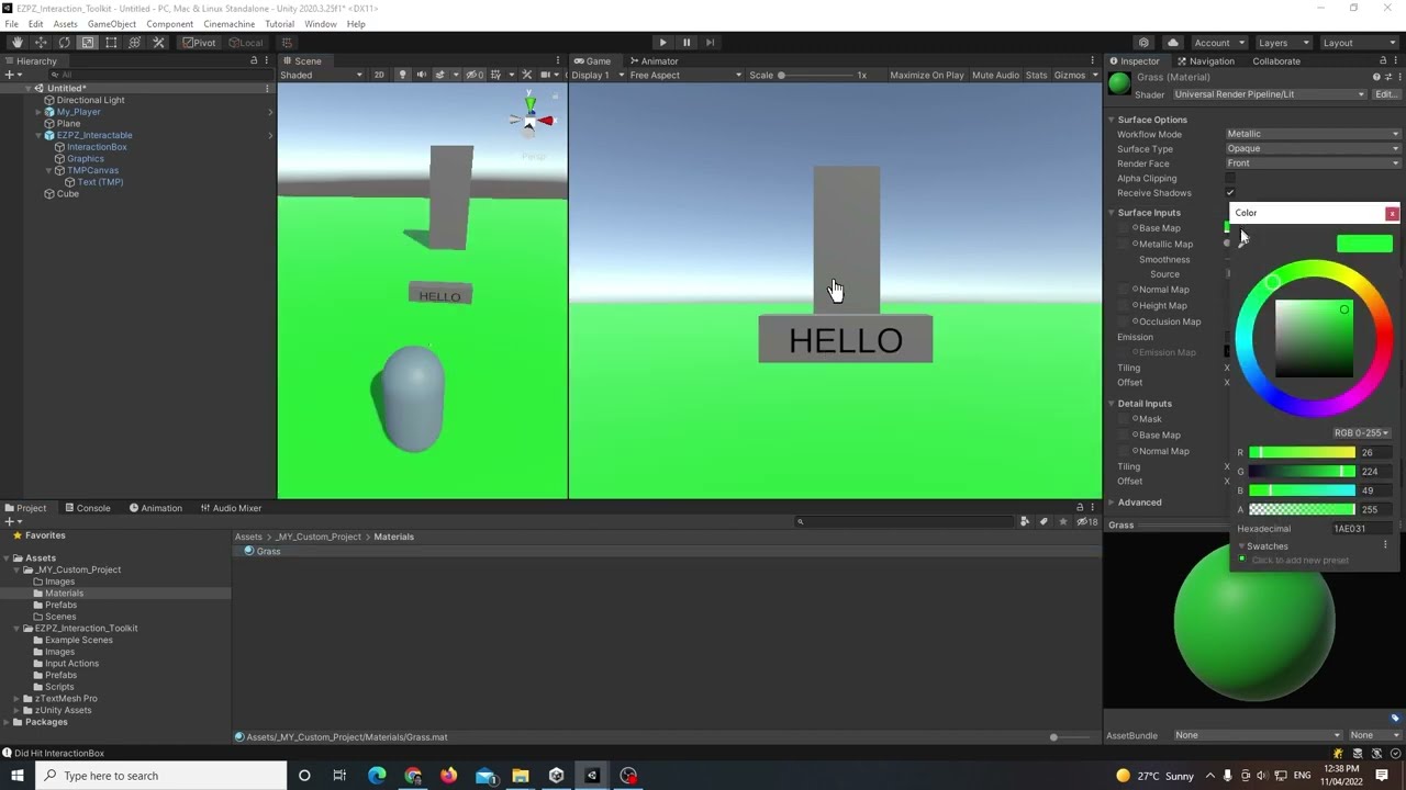 No Coding Needed Ezpz Interaction Toolkit Fps Youtube