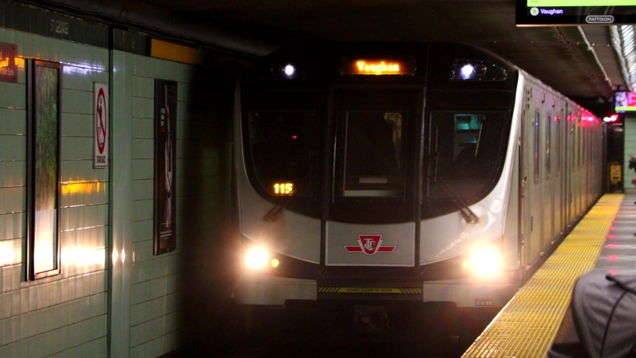 TTC Toronto Subway : Vaughan Bound Bombardier Toronto Rocket Line 1 ...