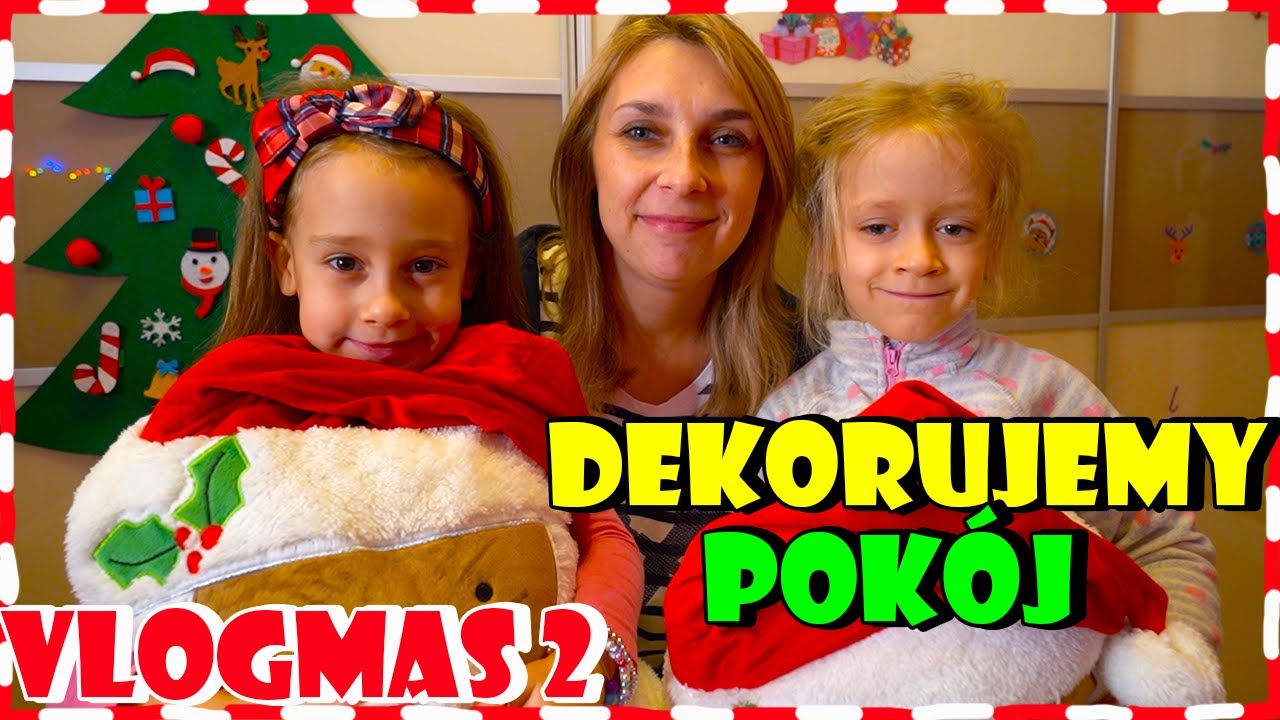 DEKORUJEMY NASZ POKÓJ CHALLENGE😊 VLOGMAS 2 😊 GANG BYSTRZAKÓW ORAZ NELA ...