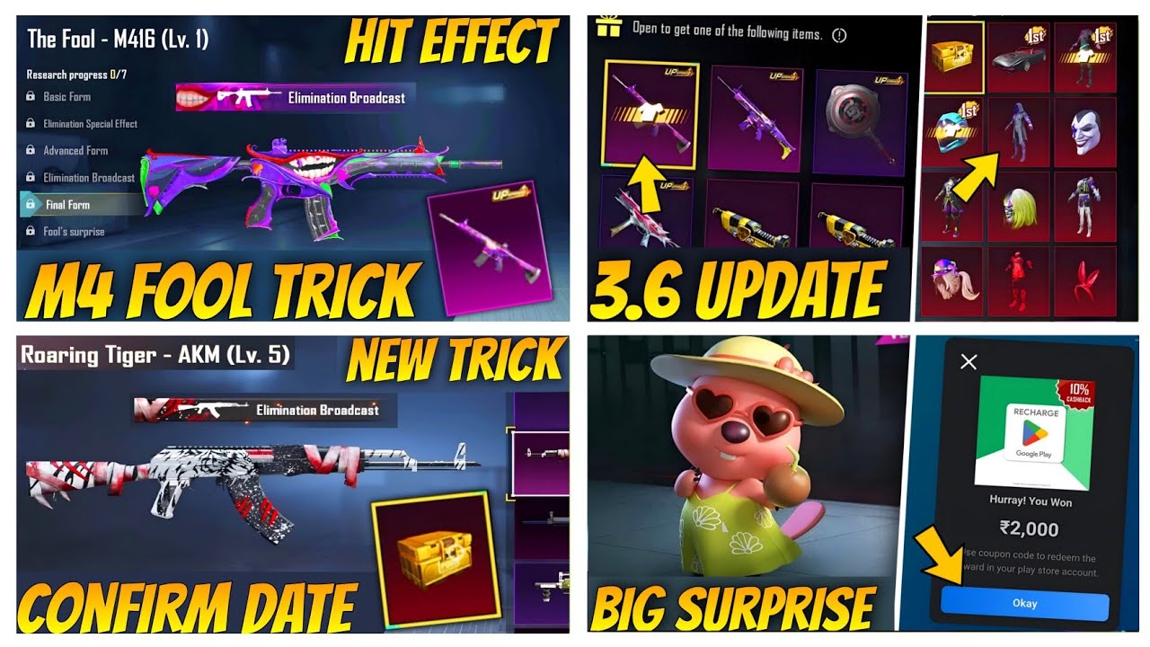 😱BIG UPDATE | 100% M4 Fool Upgradable Gun | Roaring Tiger AKM Release ...