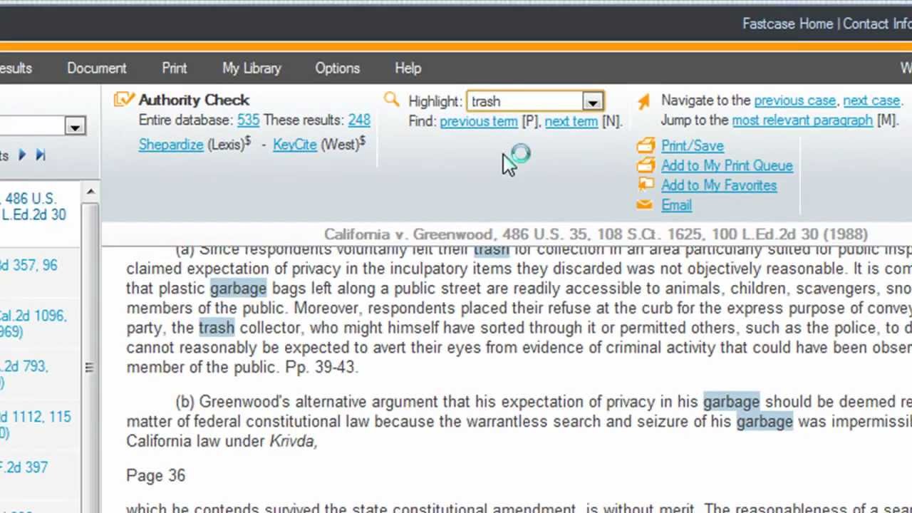Using Fastcase Part 4: Viewing Cases - YouTube