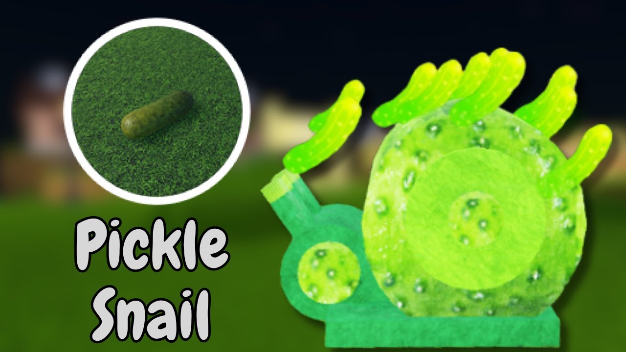 HOW TO GET "Pickle" BADGE + PICKLE SNAIL MORPH In Be A Snail! - YouTube