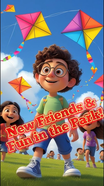 Milo Finds & Fixes a Torn Kite! 🪁 New Friends & Fun in the Park! 🎈 # ...