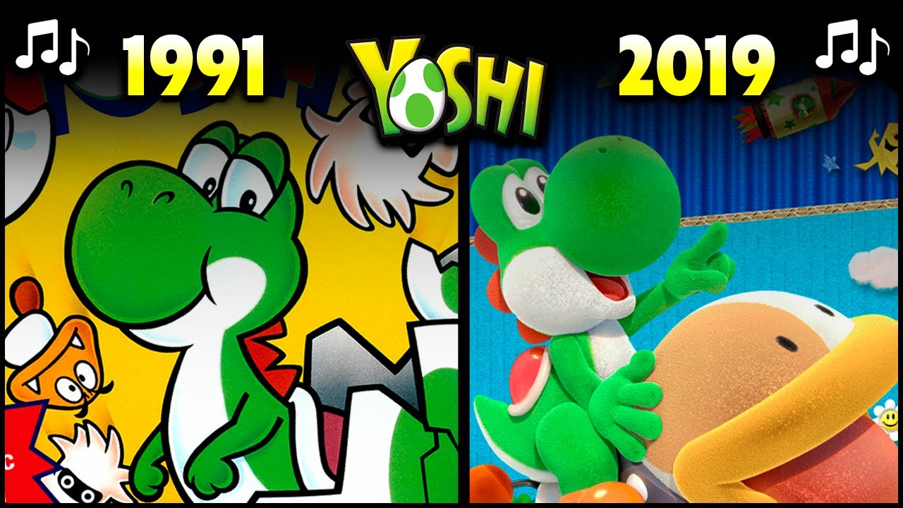 Evolution of Yoshi Games Music [Title Screen] (1991 - 2019) - 16 Games ...