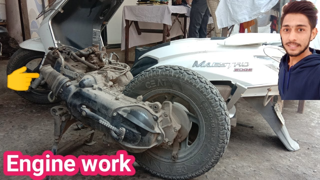 Hero Maestro edge engine fitting | Engine work | SG Royal Work - YouTube