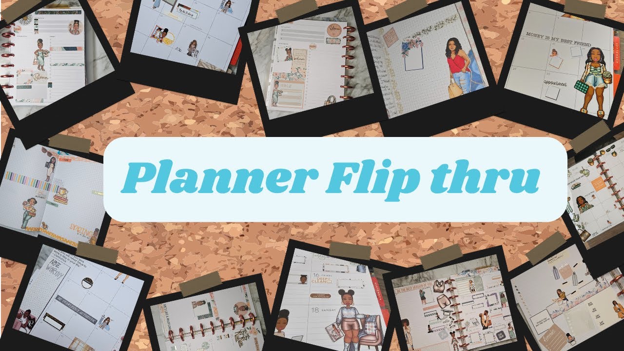 Planner Flip Thru | 6 Months of Spreads & My Storage Hacks” - YouTube