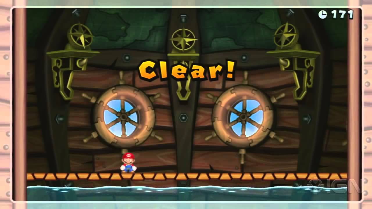 New Super Mario Bros U Challenge Walkthrough Larry's Groundless Battle ...