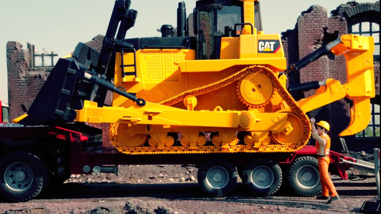 BRUDER 2452 CATERPILLAR D11 ♦ Stop Motion Film für KINDER ♦ ...