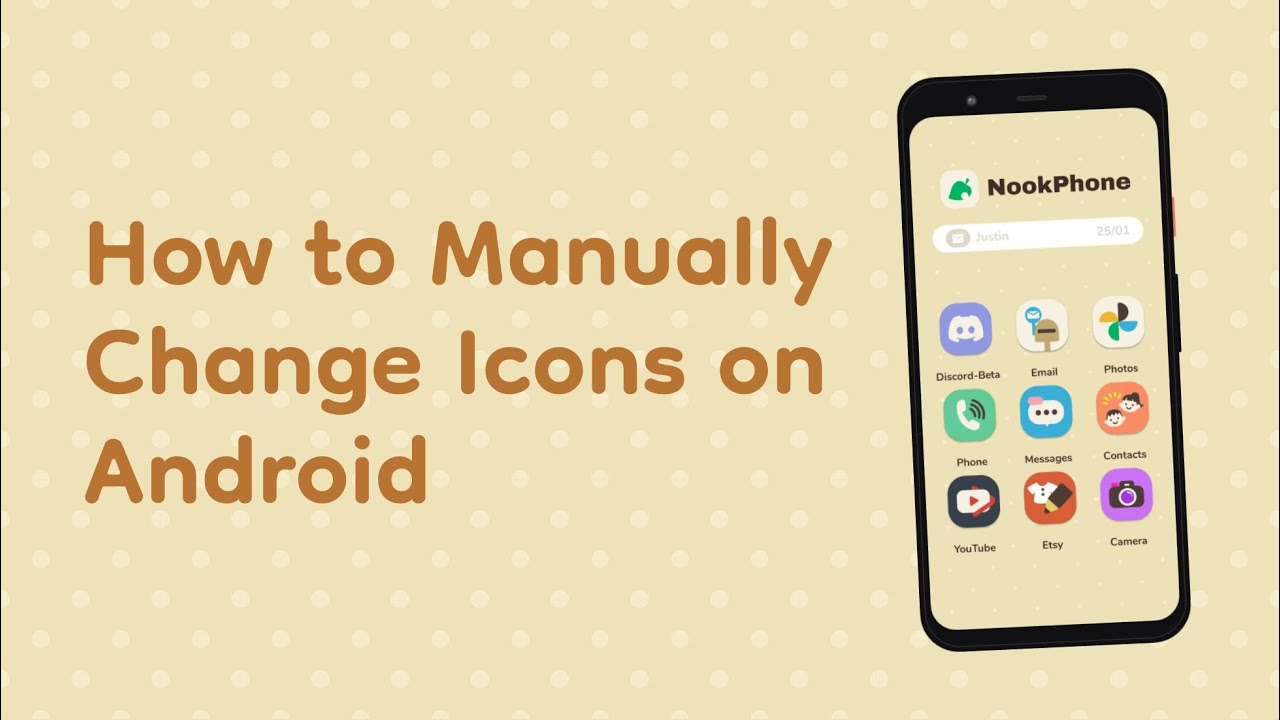 How to Manually Change App Icons | 400+ Animal Crossing NookPhone Style ...