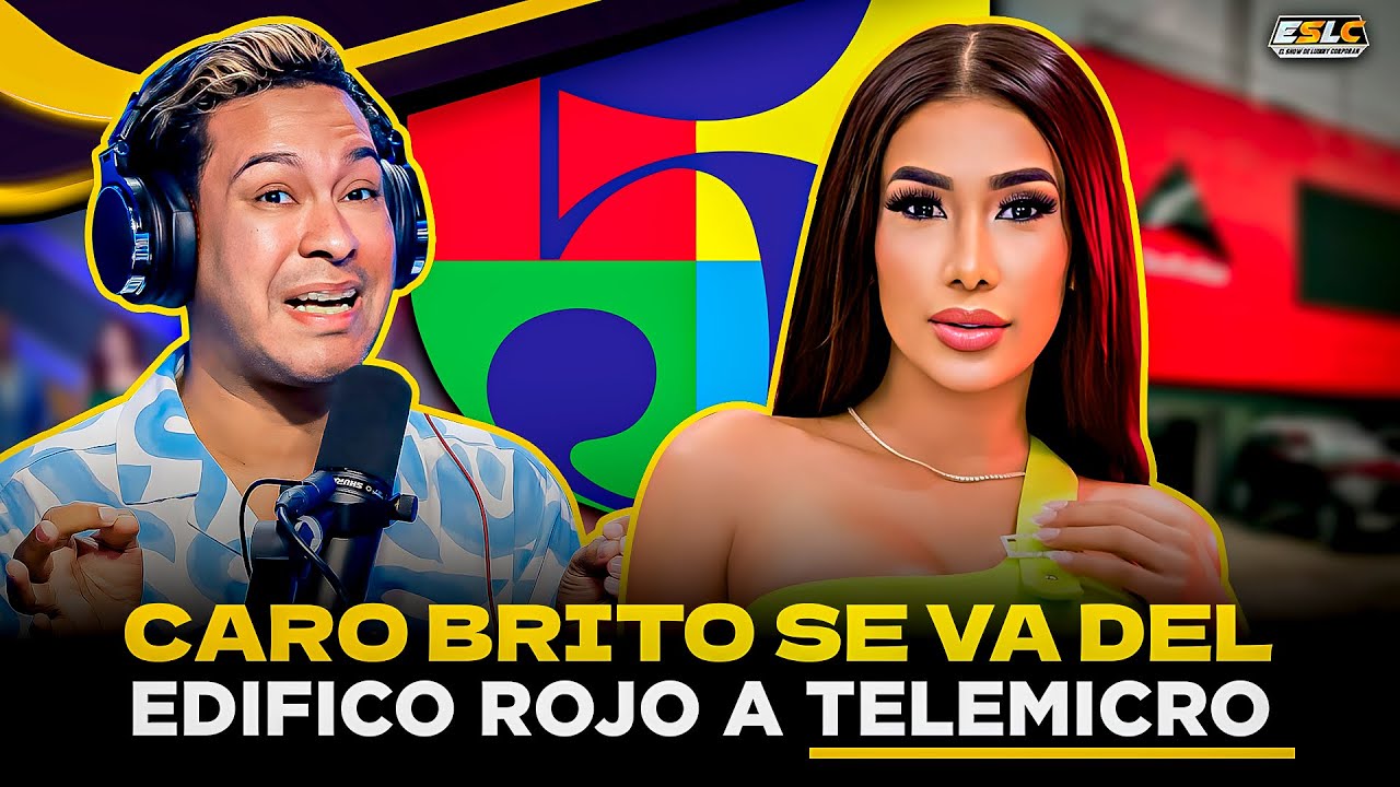 CARO BRITO FUERA DEL EDIFICIO ROJO Y SE VA A TELEMICRO PARA EXTREMO A ...