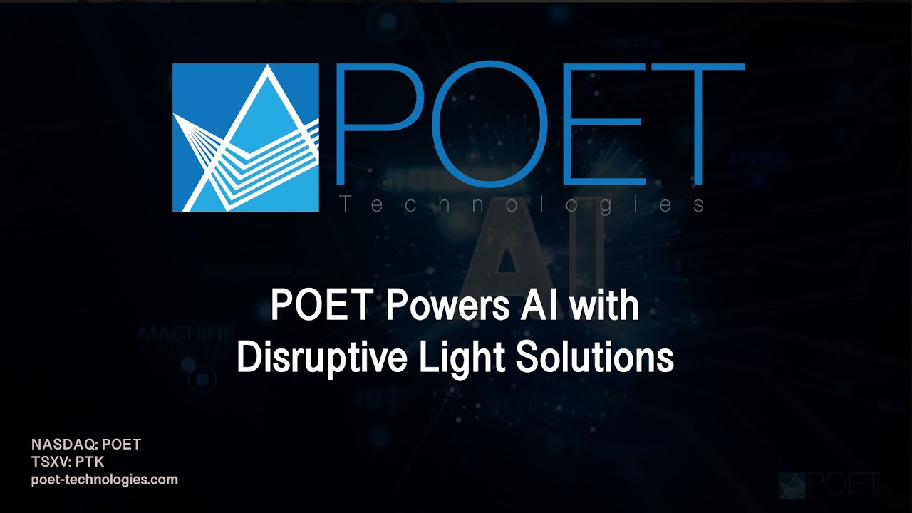 An Inside Look at POET Tech's Buzz-worthy AI Light Solutions - YouTube