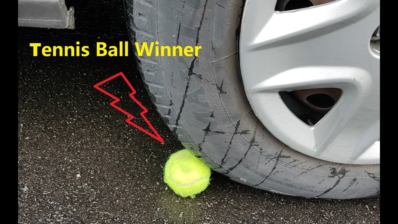 EXPERIMENT: CAR VS TENNIS BALL What happen challenge-Hack - YouTube